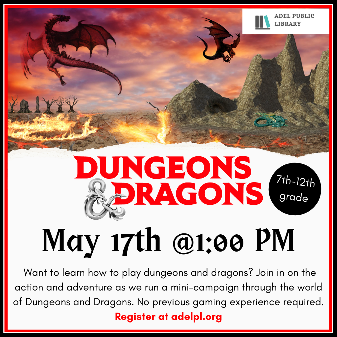 Tween/Teen Programs :: Adel Public Library